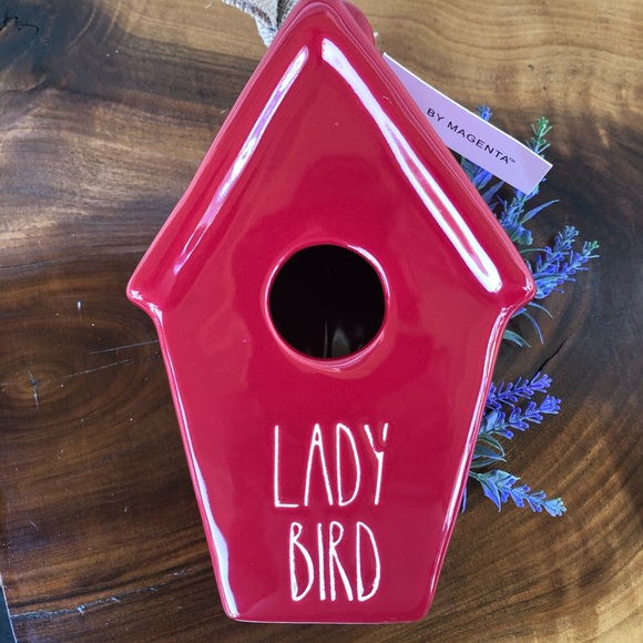 Rae Dunn | Other | Rae Dunn Red Lady Bird Birdhouse | Poshmark
